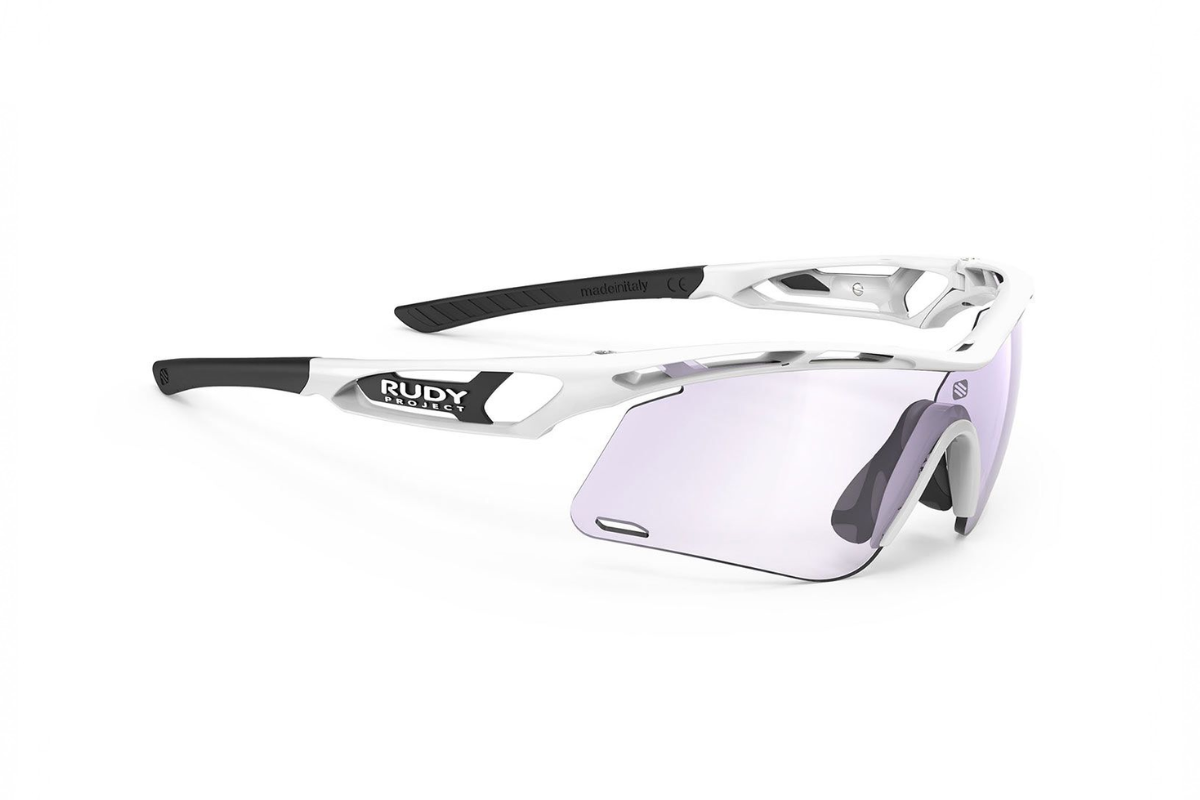 Okulary Rudy Project TRALYX + SLIM WHITE GLOSS - IMPACTX PHOTOCHROMIC 2LASER PURPLE - Biker ...